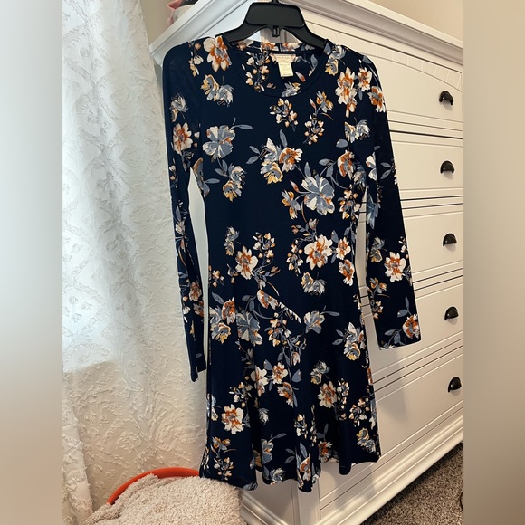 Altar'd State | Dresses | Navy And Flower Altard State Dress | Poshmark